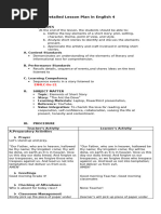 Lesson Plan in English 4 (Elements of Short Story) Demicah | PDF ...