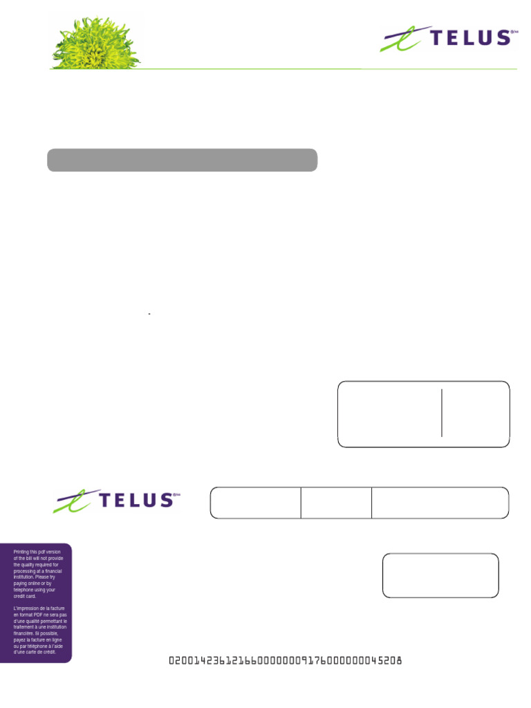 Telus Mobile 42361216 2024 10 06 | PDF | Payments | Taxes