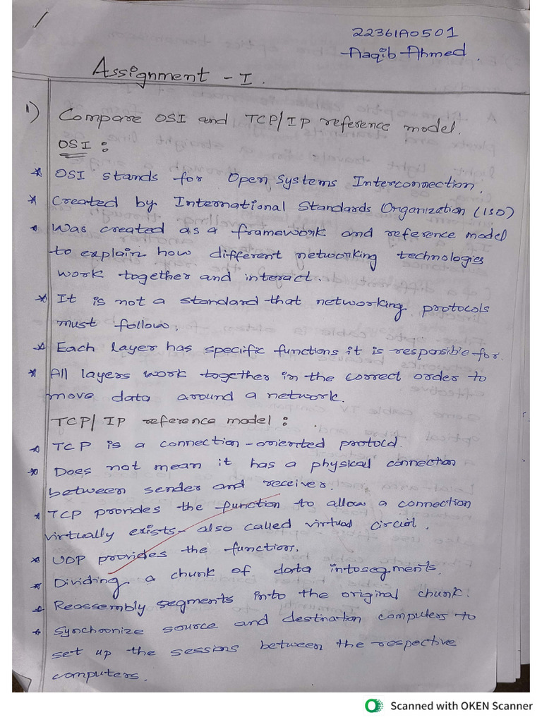 cn assignment 1 | PDF