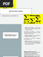 Notación Sumatorio o Sigma. Propiedades y Fórmulas | PDF | Suma ...