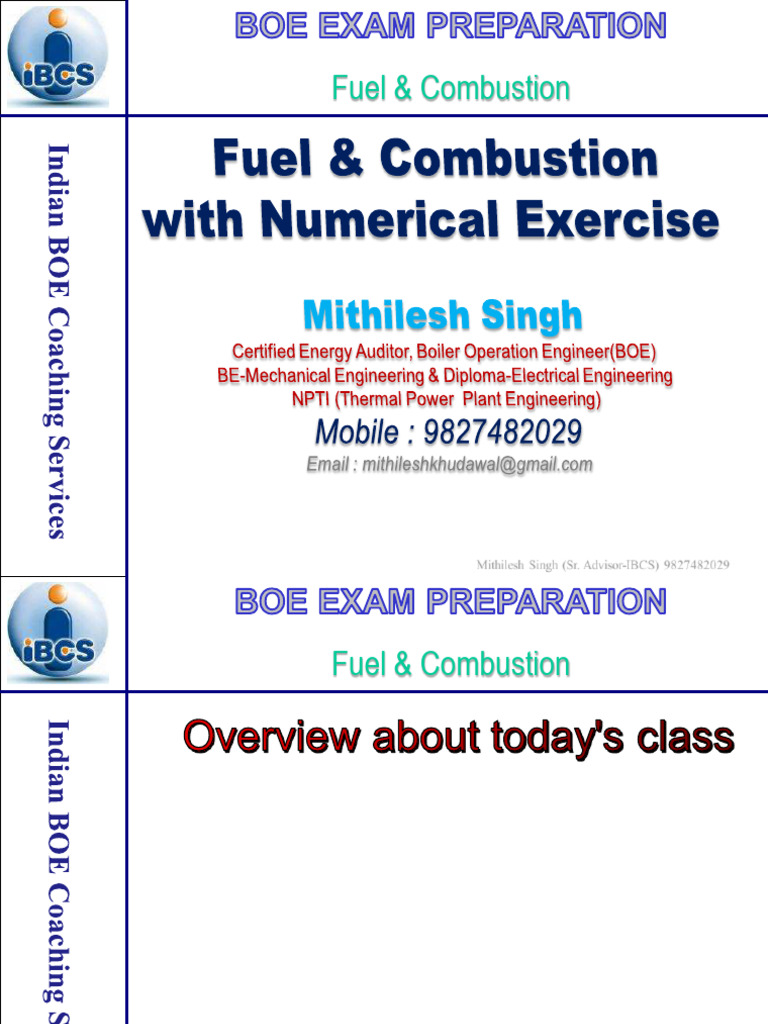 3.Fuel & Combustion | PDF | Combustion | Fuels