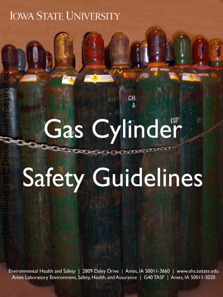 Gas Cylinder Safety Guidelines 1683268621 | PDF | Cryogenics | Valve