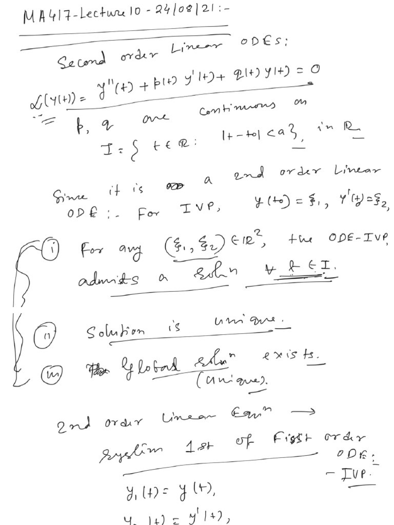 MA417 Live Lecture10 | PDF