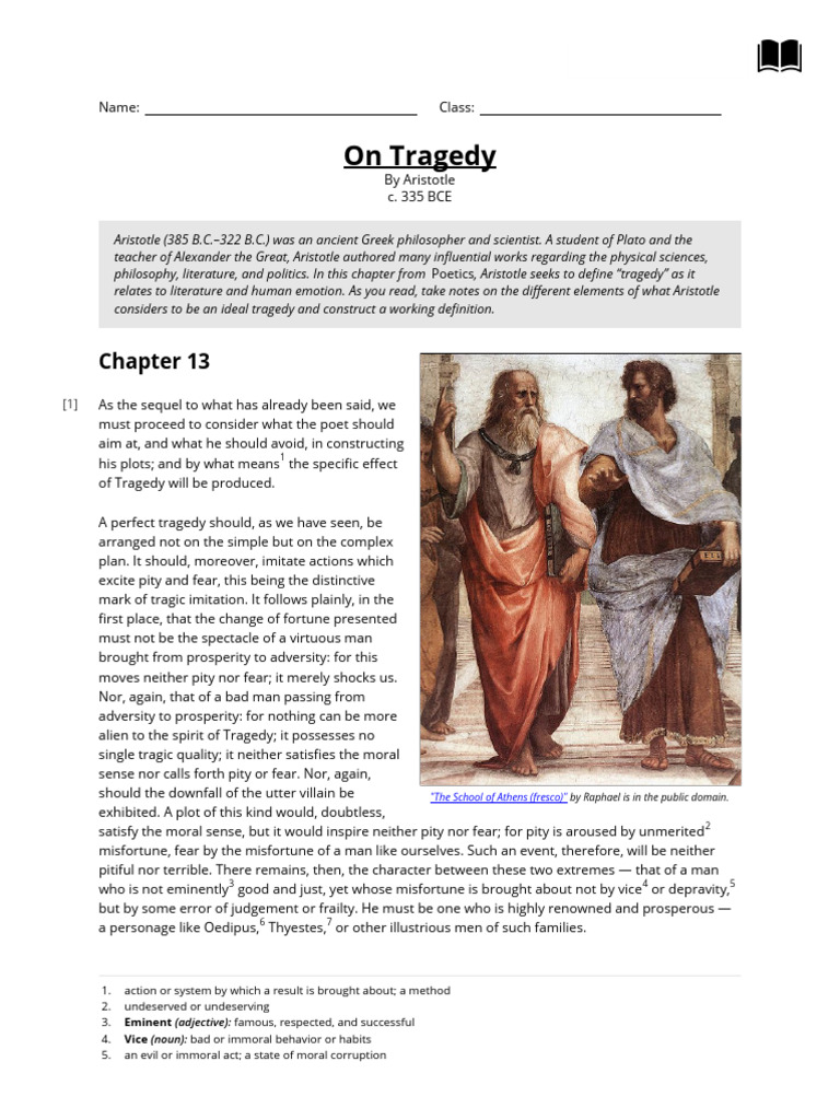 Aristotle's Ideal Tragedy Explained | PDF | Tragedy | Aristotle