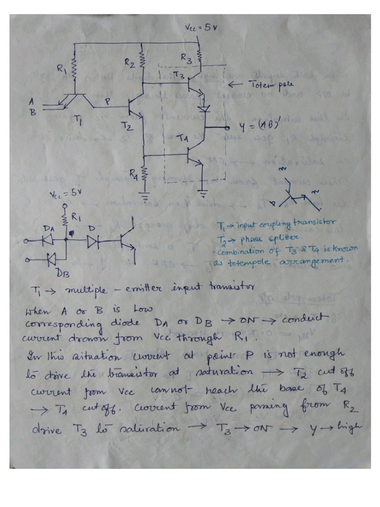 TTL NAND Gate Design | PDF