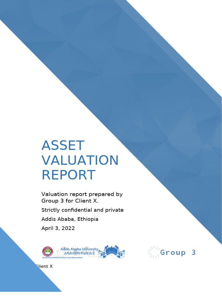 Property Valuation Report for Company X | PDF | Valuation (Finance ...