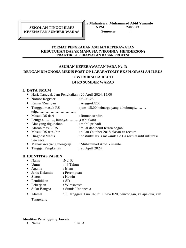 Pengkajian KDP (2) | PDF