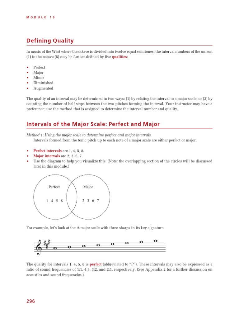 Understanding Music Intervals | PDF | Interval (Music) | Scale (Music)