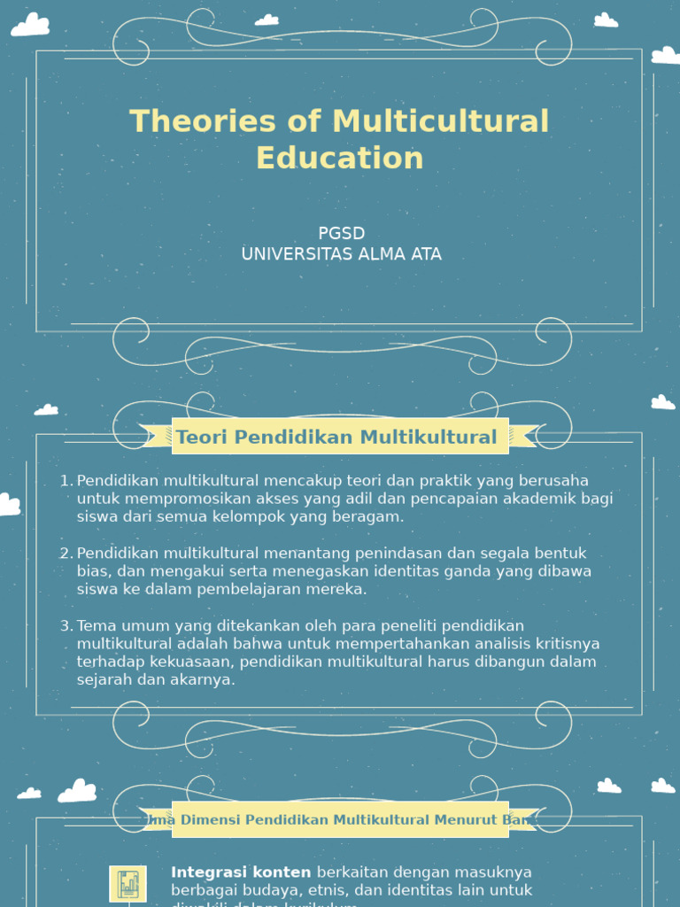 Teori Pendidikan Multikultural | PDF