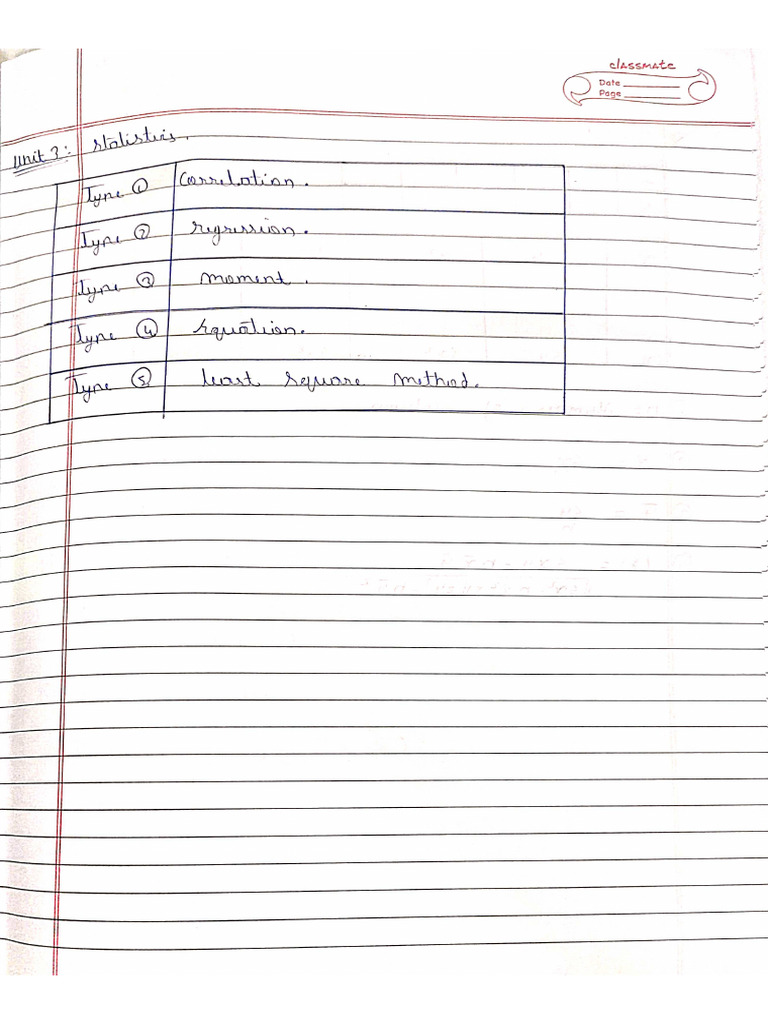 m3 Unit 3 Type 1 Correlation....... | PDF