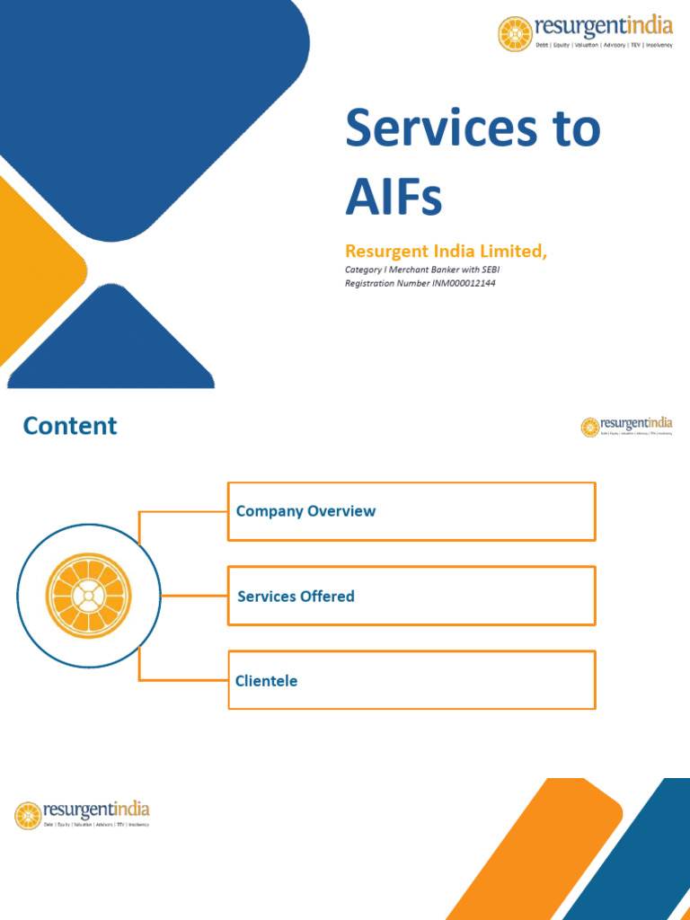 AIF Services by Resurgent India Limited | PDF