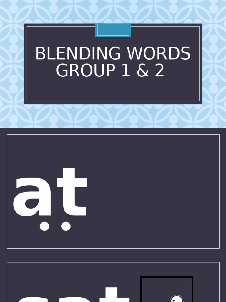 Blending Words 1 and 2 Ppt New Video | PDF
