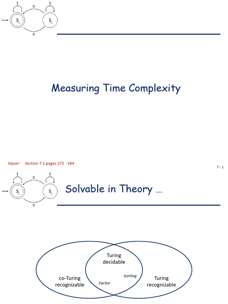 20_MeasuringTimeComplexity | PDF | Computational Complexity Theory | Time Complexity