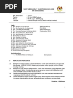 minit mesyarat RMT 2025 | PDF