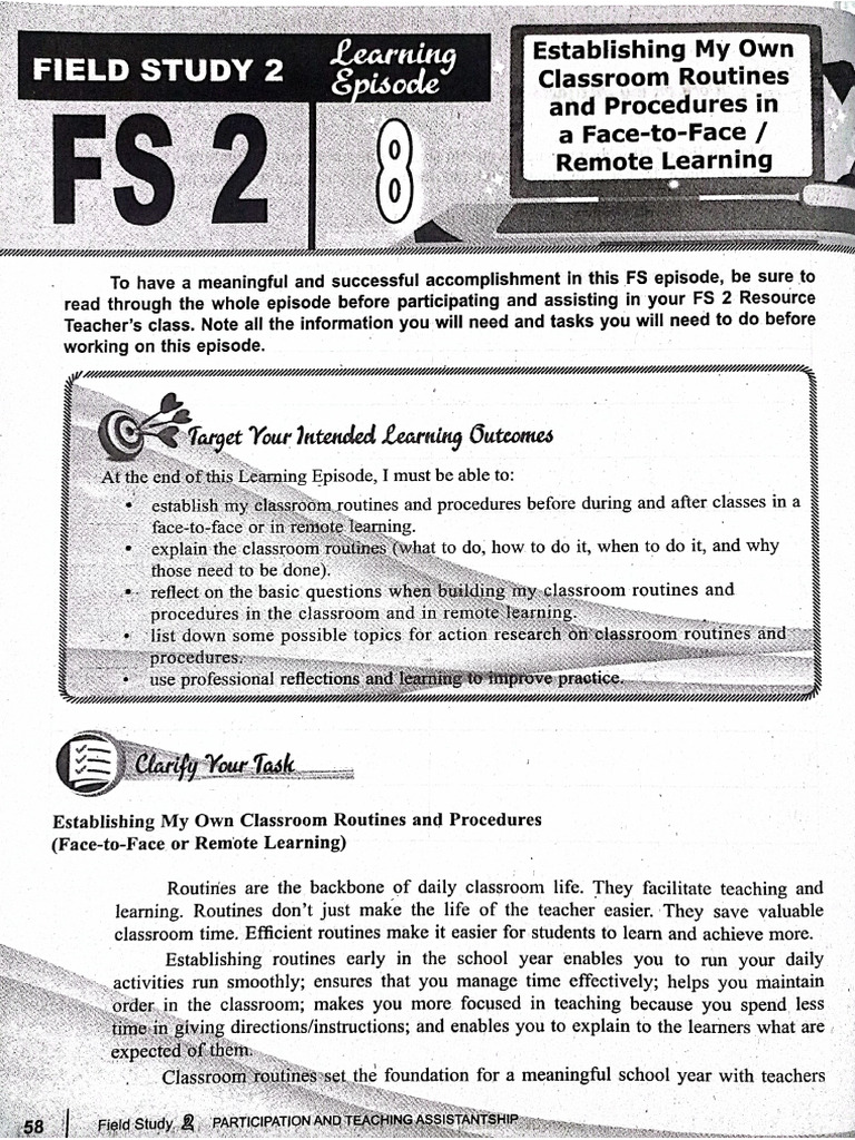 FS 2 Learning Episode 8 | PDF