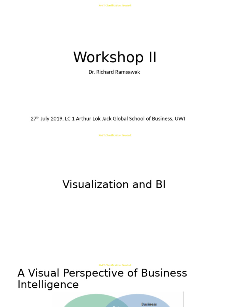 Presentation - Lecture Workshop II | PDF | Chart | Scatter Plot