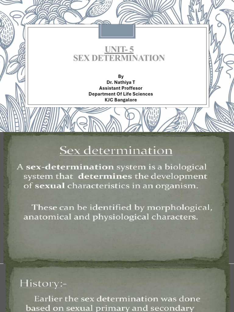 Unit 5 Notes Ppt 1 Pdf Intersex Sex