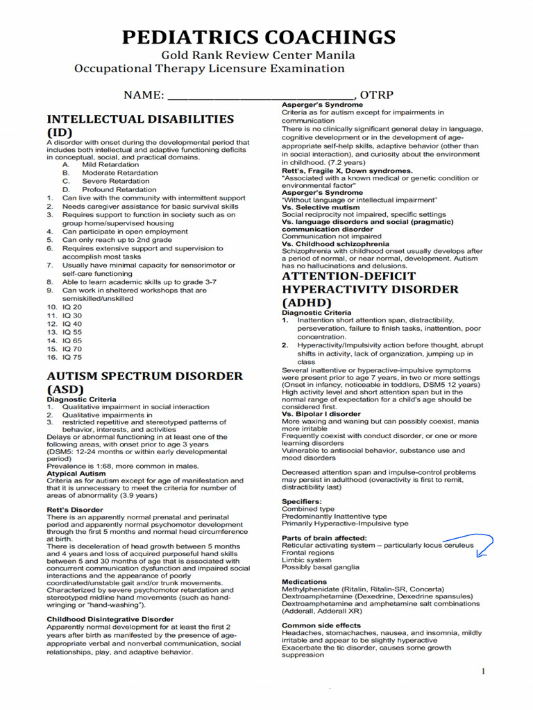 Ot Pedia Coaching | PDF