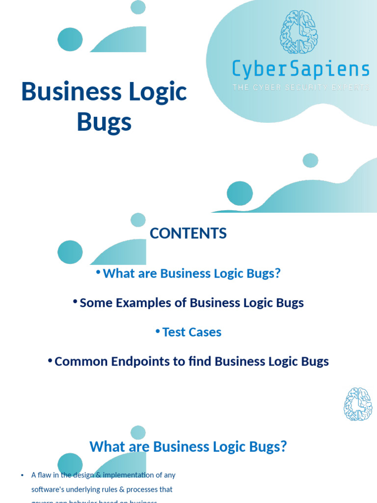 Business Logic Bugs | PDF | Software Bug | Password