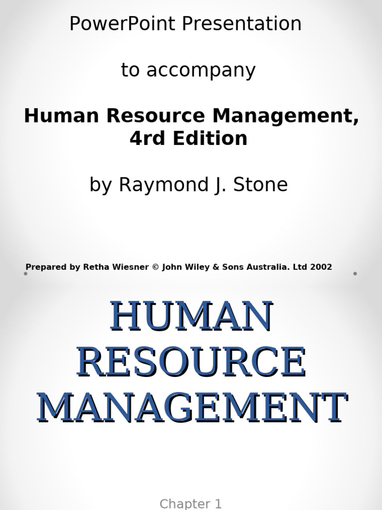 Human Resources | PDF | Human Resource Management | Employment