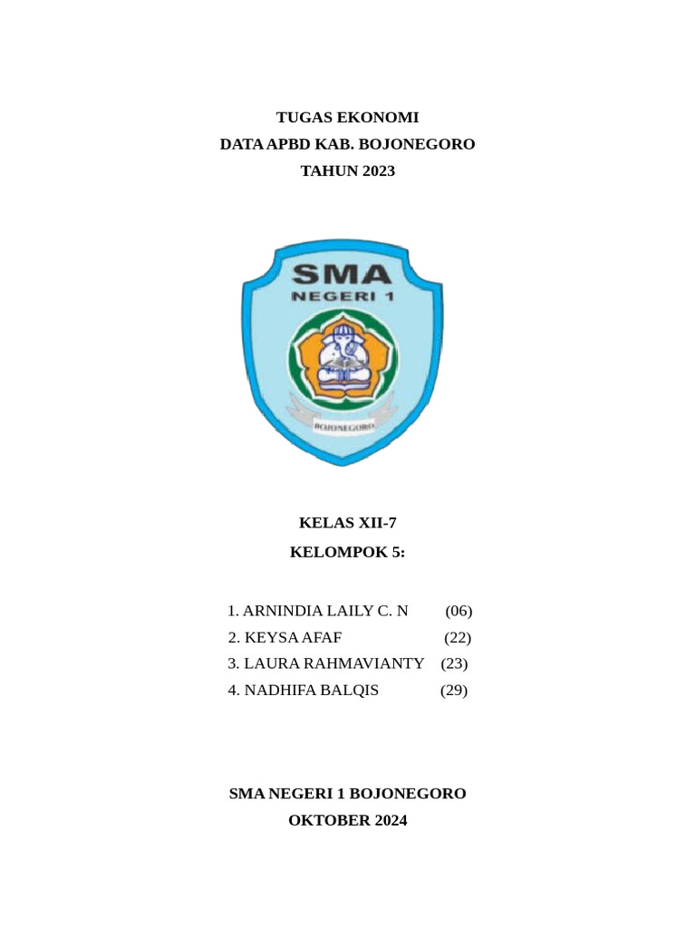 Analisis Data Apbd Bojonegoro 2023 | PDF