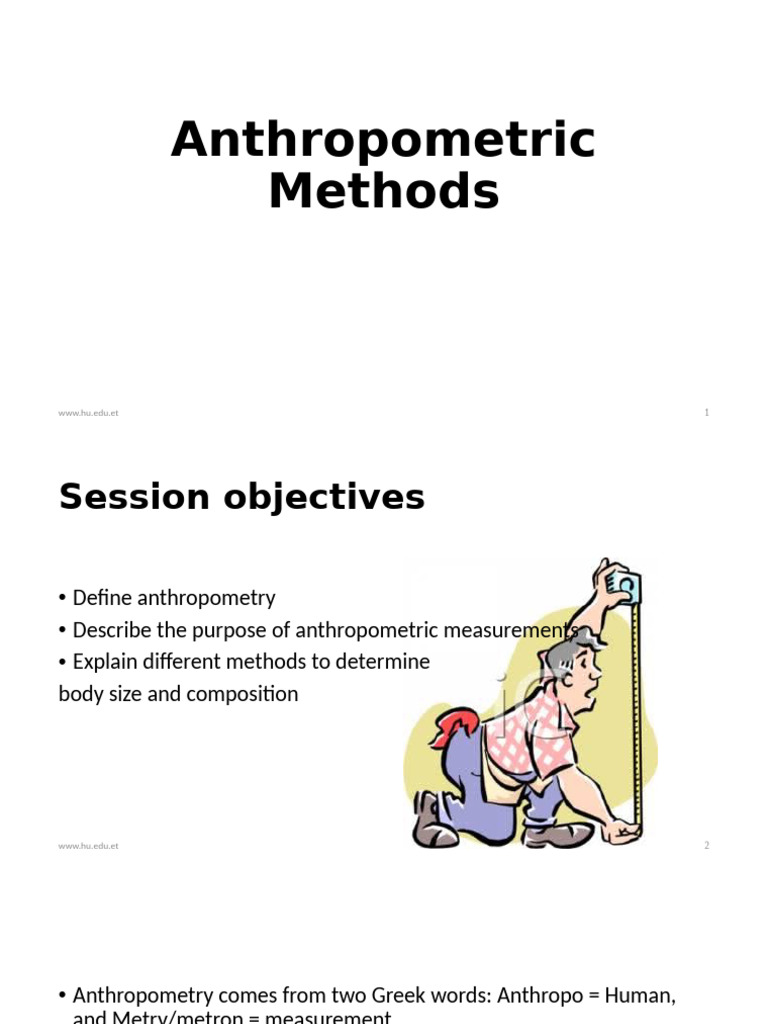 Understanding Anthropometric Methods | PDF | Body Mass Index | Adipose ...