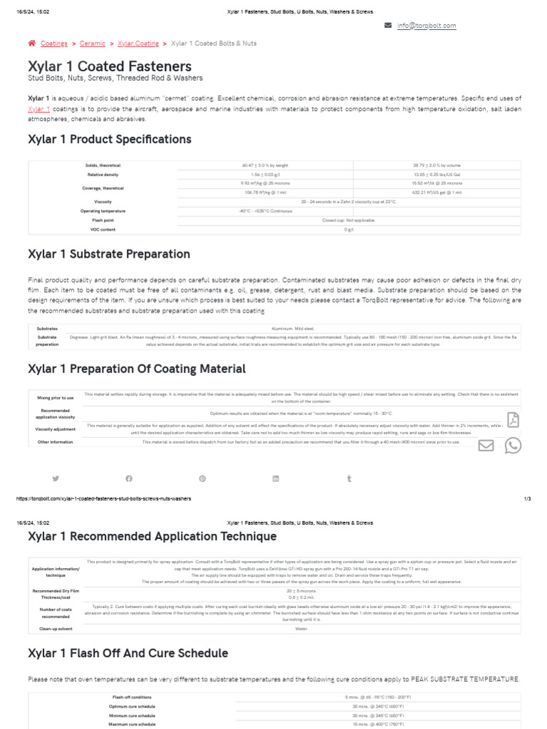 Xylar 1 Fasteners, Stud Bolts, U Bolts, Nuts, Washers & Screws | PDF ...