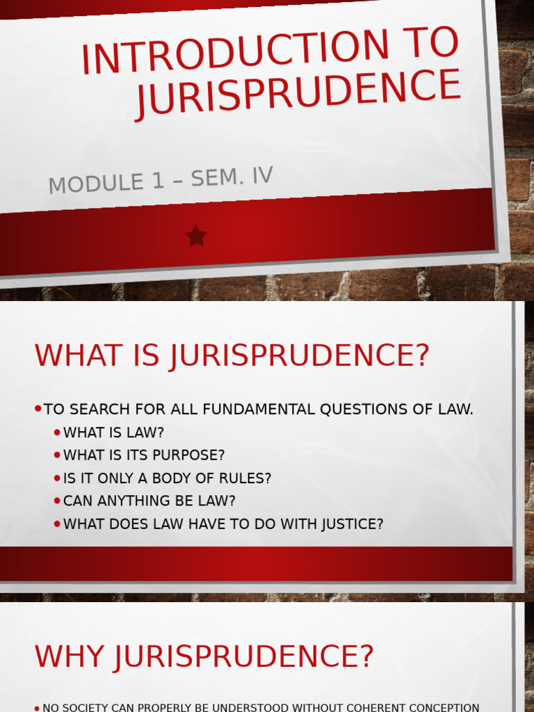 Introduction To Jurisprudence | PDF | Justice | Crime & Violence