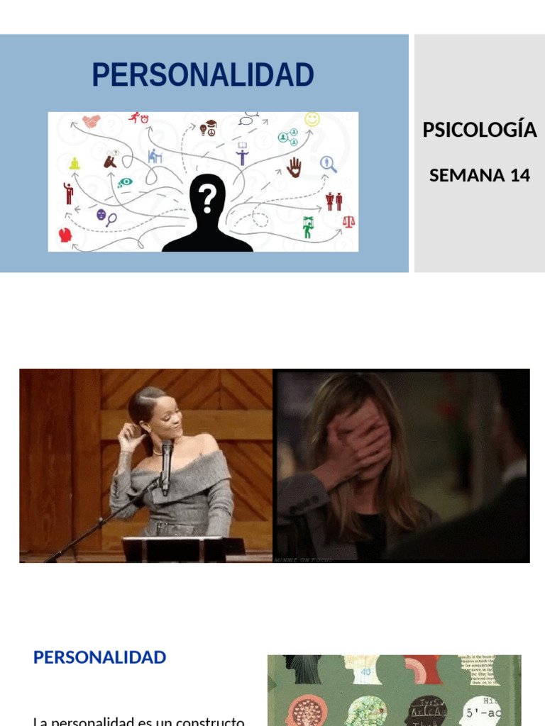 Semana 14. Personalidad | PDF | Trastorno mental | Estrés (biología)