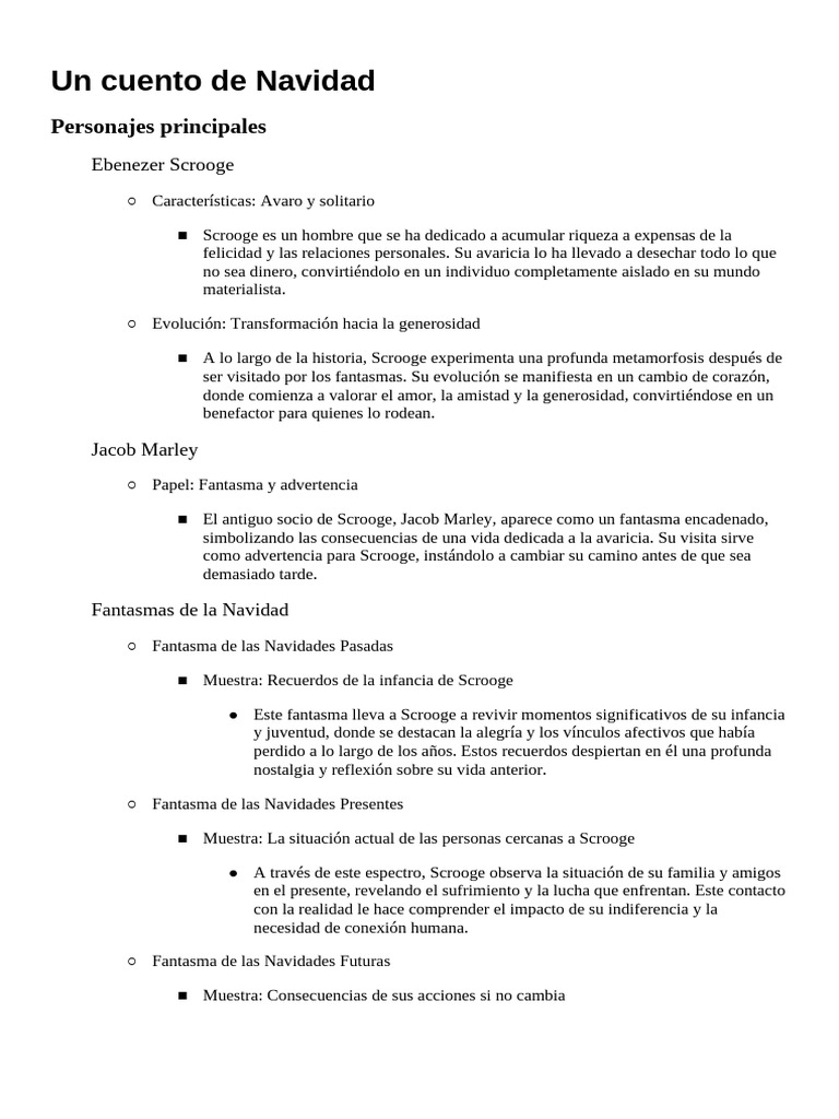 Un cuento de Navidad | PDF | Ebenezer Scrooge | Un villancico