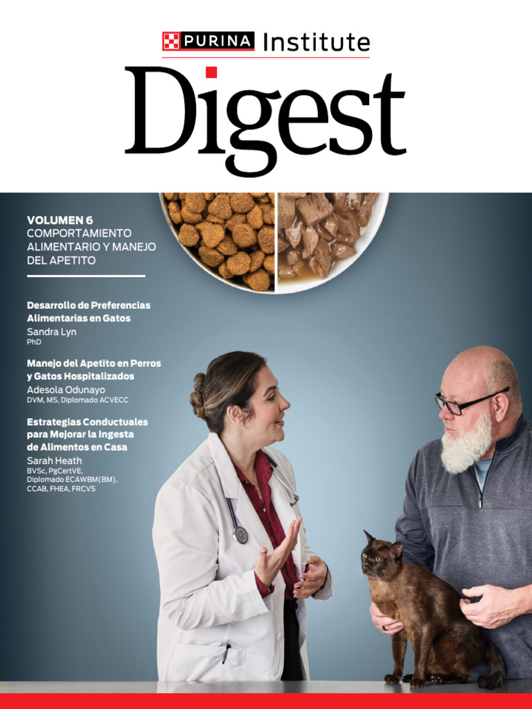 Purina Institute Digest Volume 6 Spanish | PDF | Las emociones | Alimentos