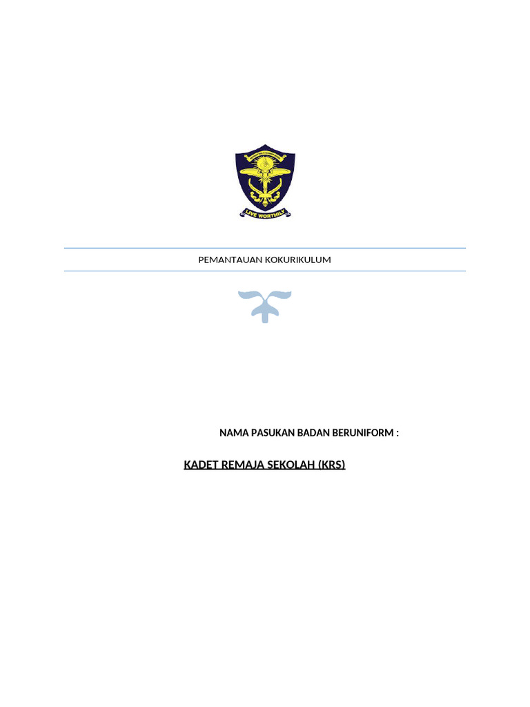 Borang Pemantauan Koku Badan Uniform 2024 | PDF