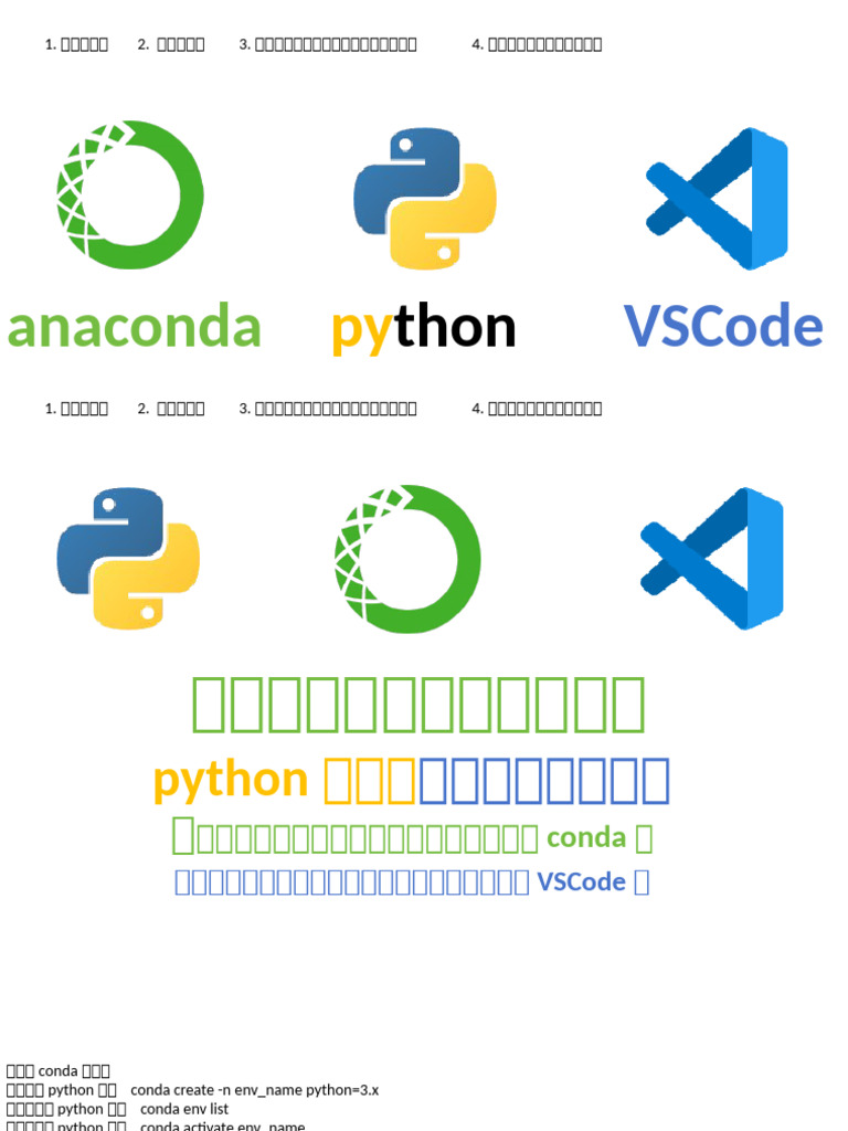 Anaconda Vscode轮椅级教程 | PDF