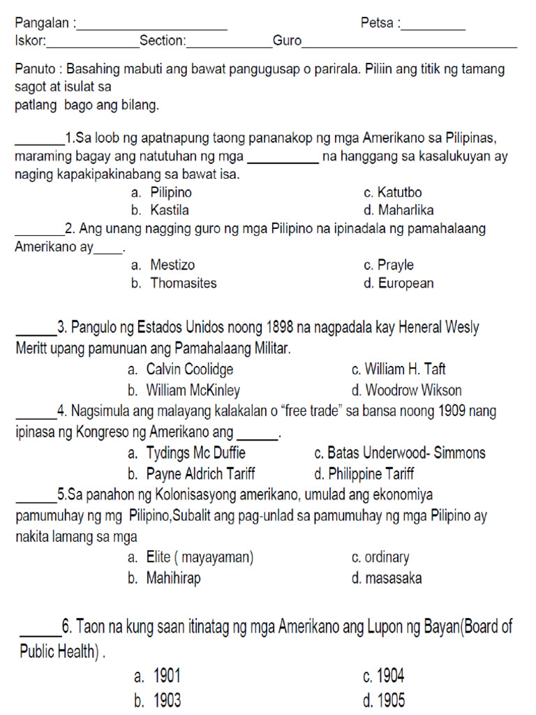 Grade 6 2nd Quarter Summative Test | PDF