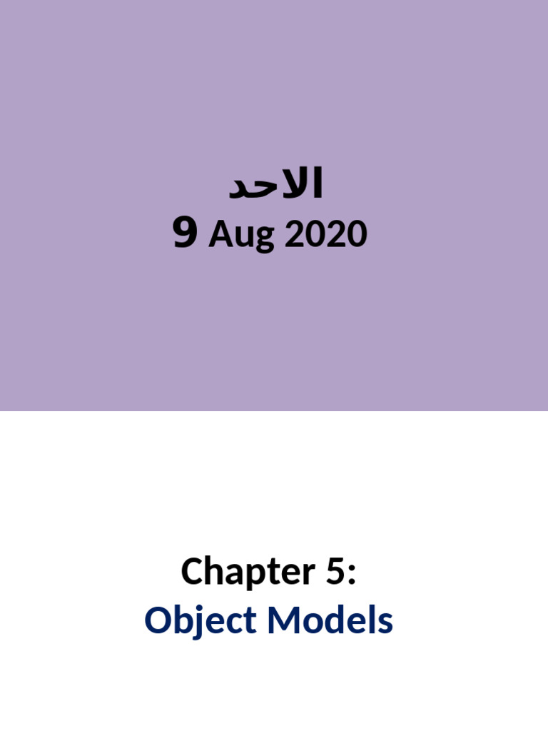 Ch5.Object Models 65updated | PDF | Use Case | Inheritance (Object ...
