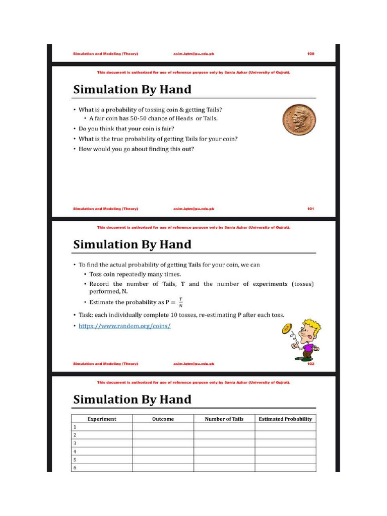 Lec 3 Simulation-1 | PDF