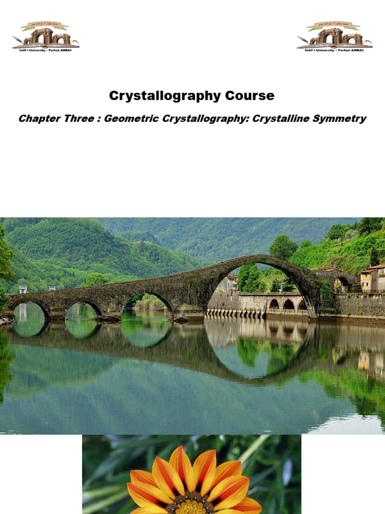 Chapter 3 - Symmetry in Crystals | PDF | Geometry | Euclidean Geometry