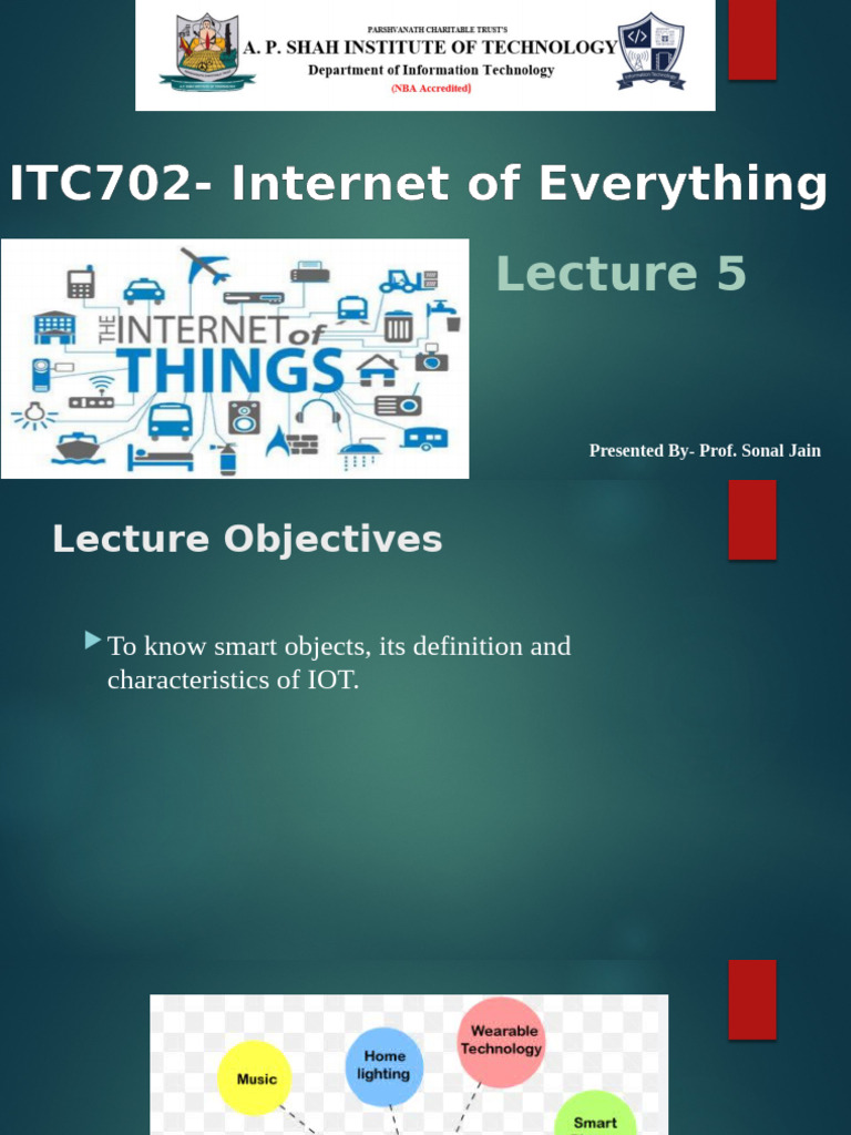 Lecture 5_Smart Objects | PDF