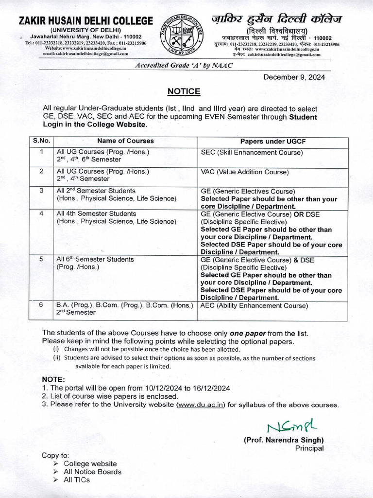 Notice Ge Dse Vac Sec Aec | PDF | Languages Of India | Linguistics