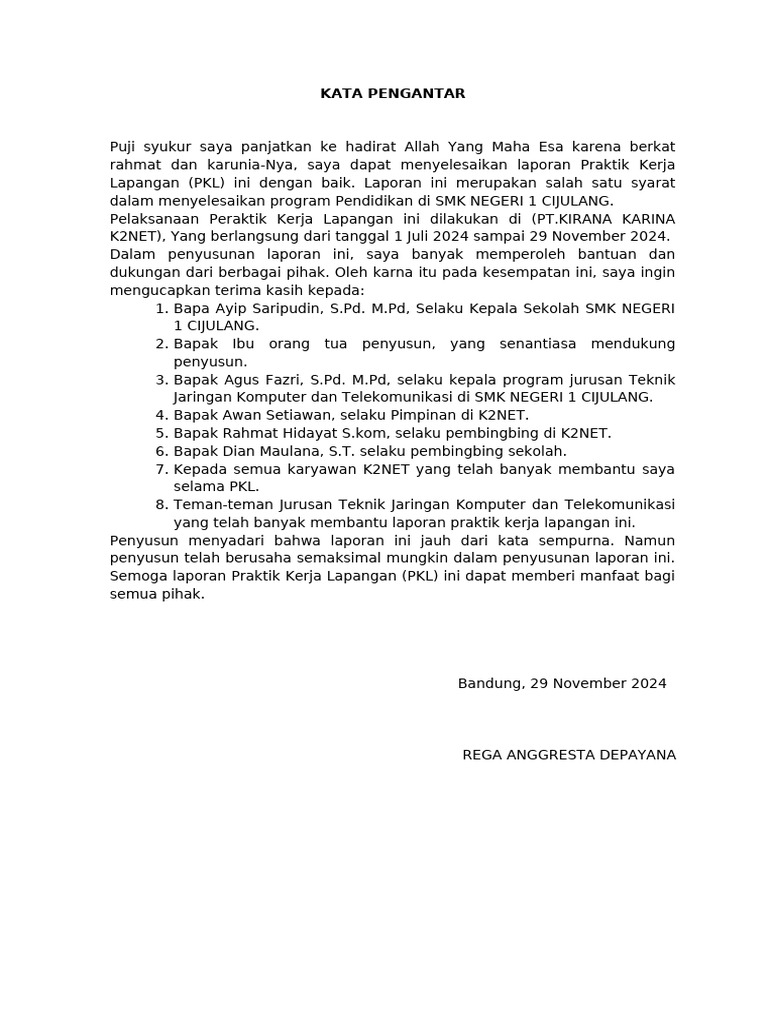 Laporan Rega Ad Well (2) | PDF