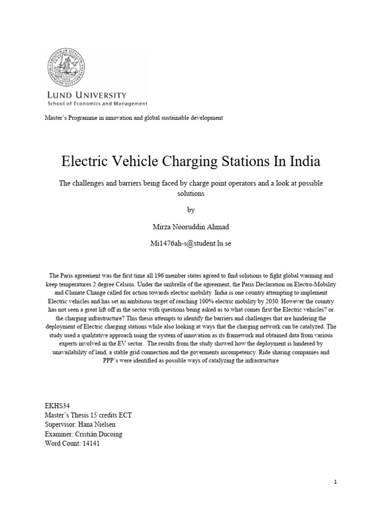 Master_thesis_2 | PDF | Battery Charger | Electric Vehicle