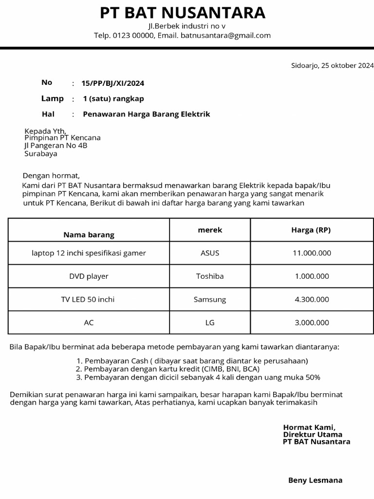 PT Lta Nusantara - 20241025 - 210749 - 0000 | PDF