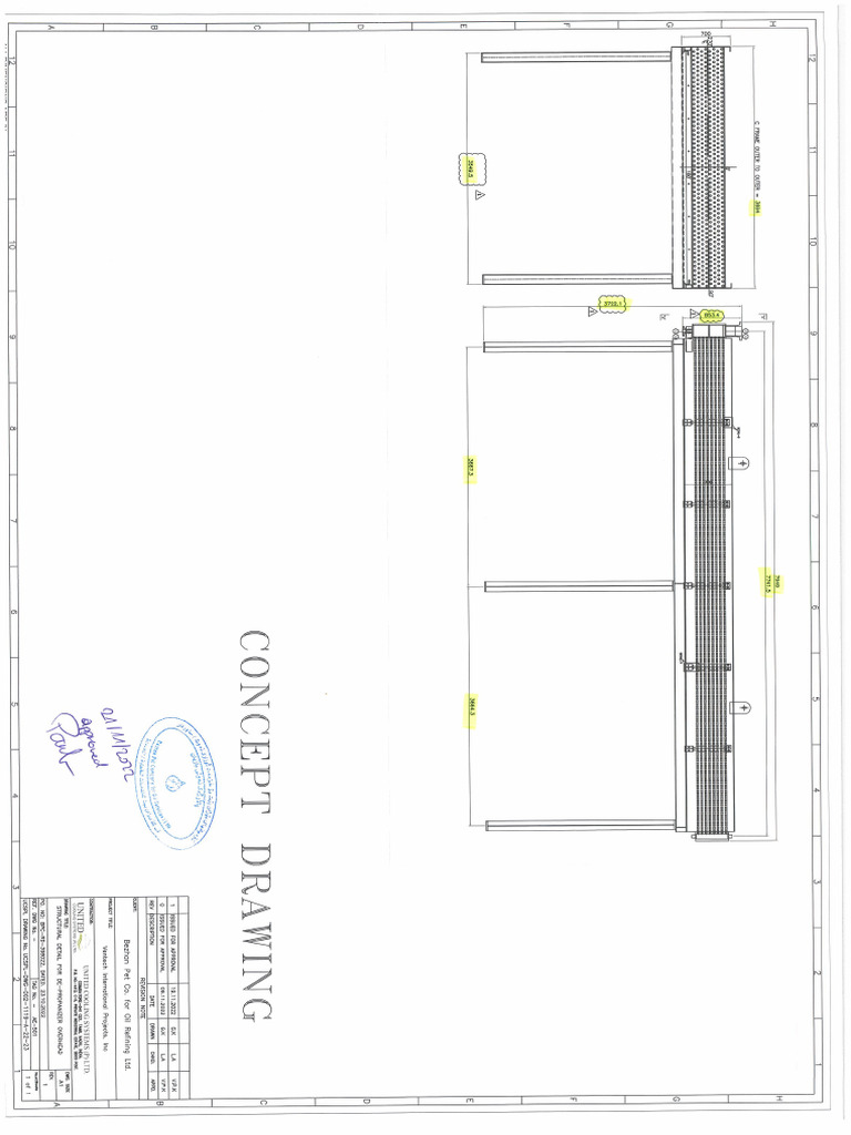 Structural Concept Drawing (Ae-501) | PDF