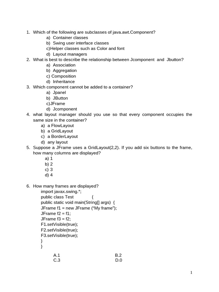 MCQ-part 2 | PDF | Graphical User Interfaces | Computing
