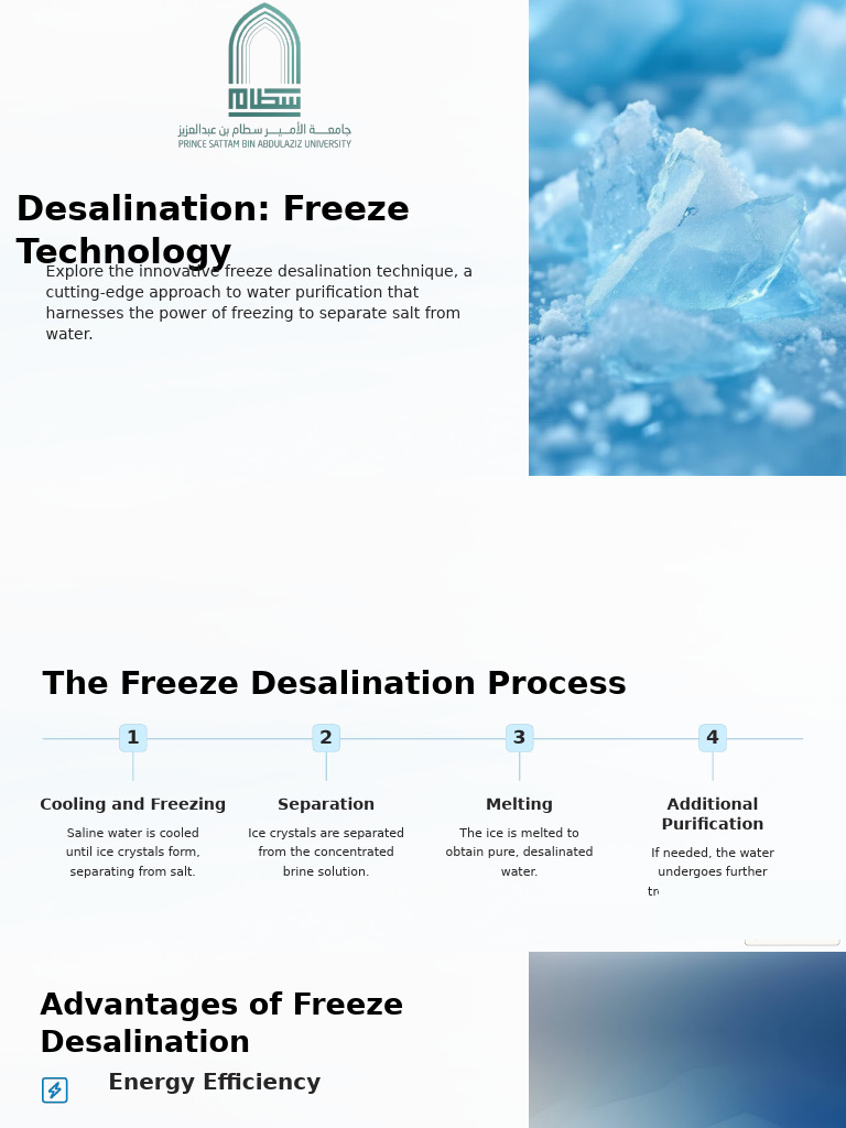 Desalination Freeze Technology | PDF