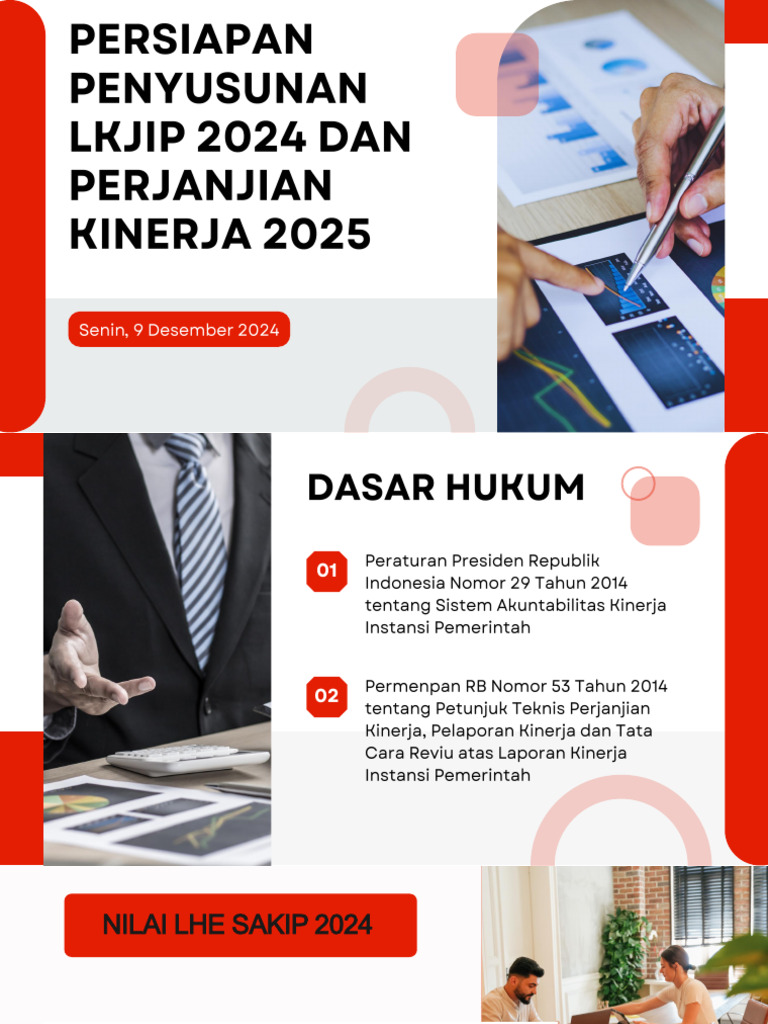Rapat Penyusunan LKJIP 2024 Dan PK 2025 (Fix) | PDF