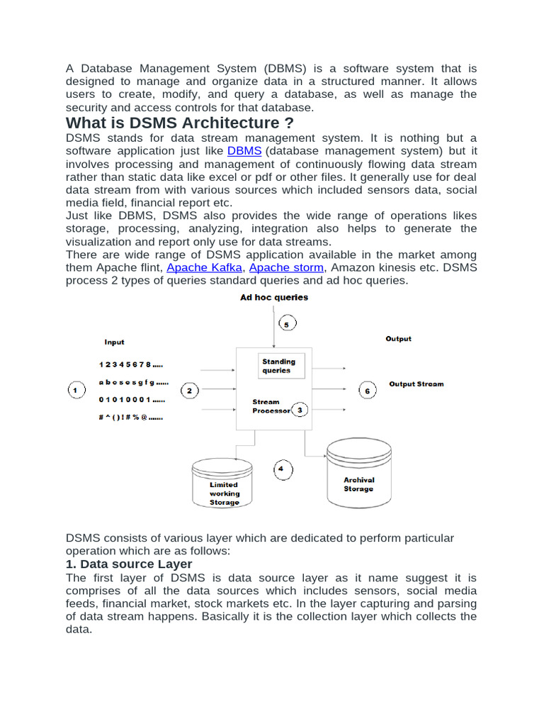 Unit II A Database Management System architecture | PDF | Databases | Computing