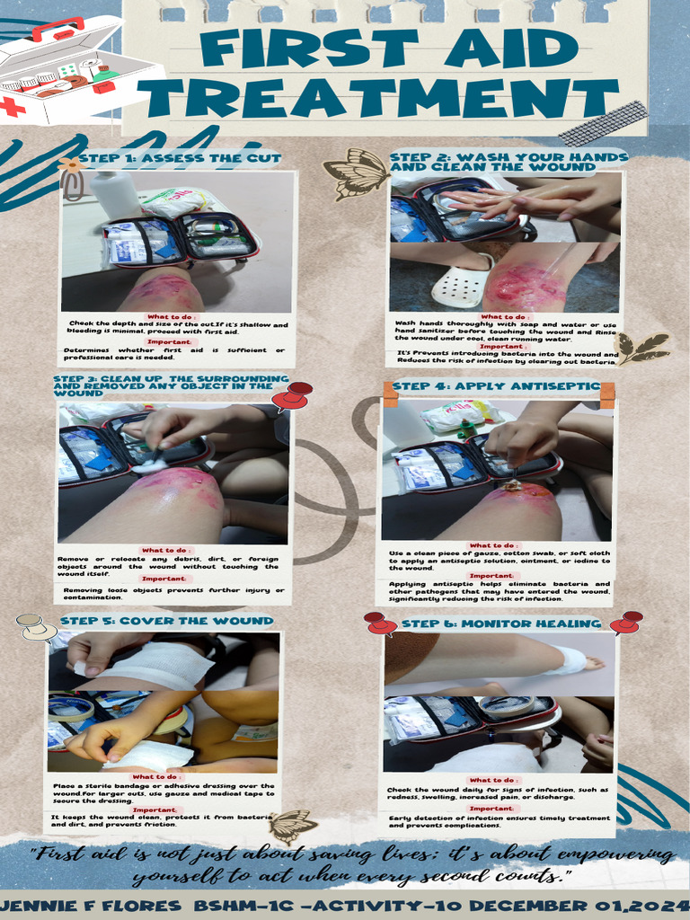 Flores Act 10 BSHM 1C - 20241201 - 223335 - 0000 | PDF | Wound | Clinical Medicine