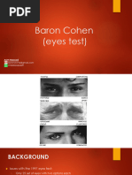 Baron-Cohen Et Al. (Eyes Test) | PDF | Theory Of Mind | Autism