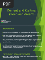 Dement and Kleitman 1957 | PDF | Rapid Eye Movement Sleep | Sleep